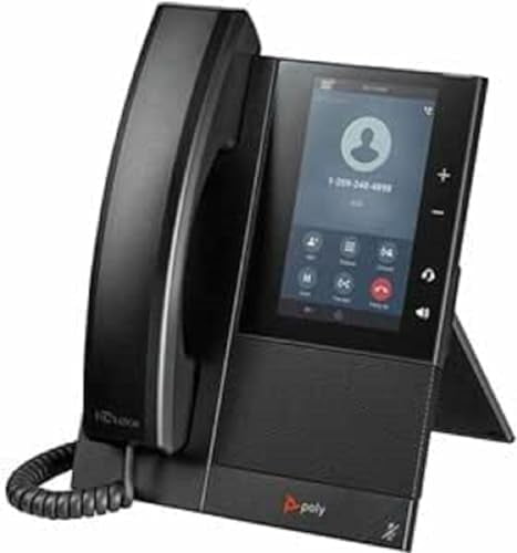 Poly CCX 505 IP Phone - Corded - Corded/Cordless - Bluetooth, Wi-Fi ...