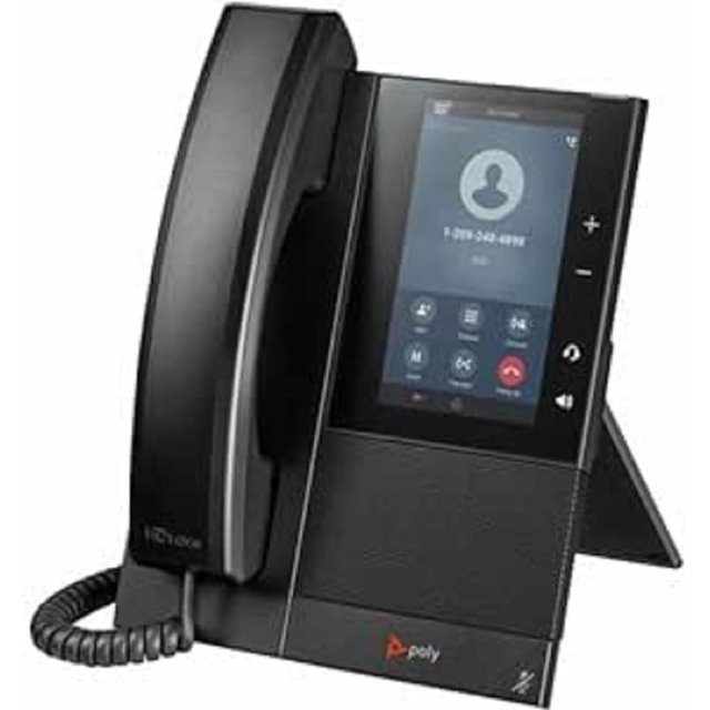 Poly CCX 505 IP Phone - Corded - Corded/Cordless - Bluetooth, Wi-Fi ...