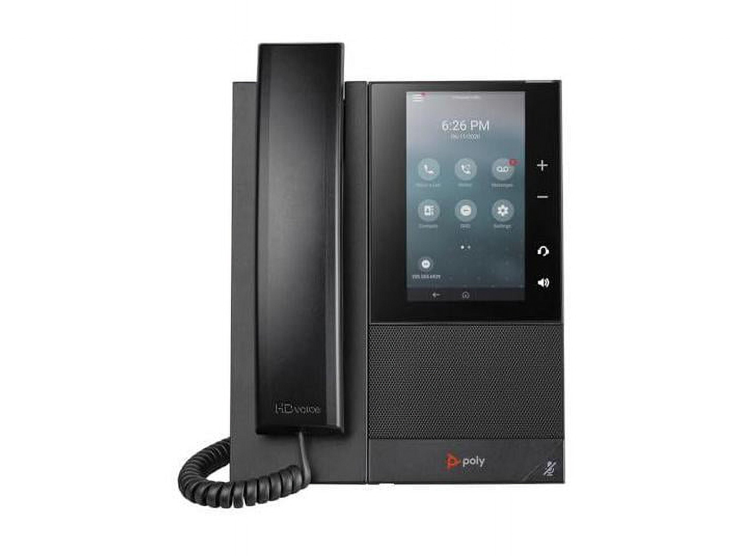 Poly CCX 505 IP Phone - Corded - Corded/Cordless - Wi-Fi - Desktop ...