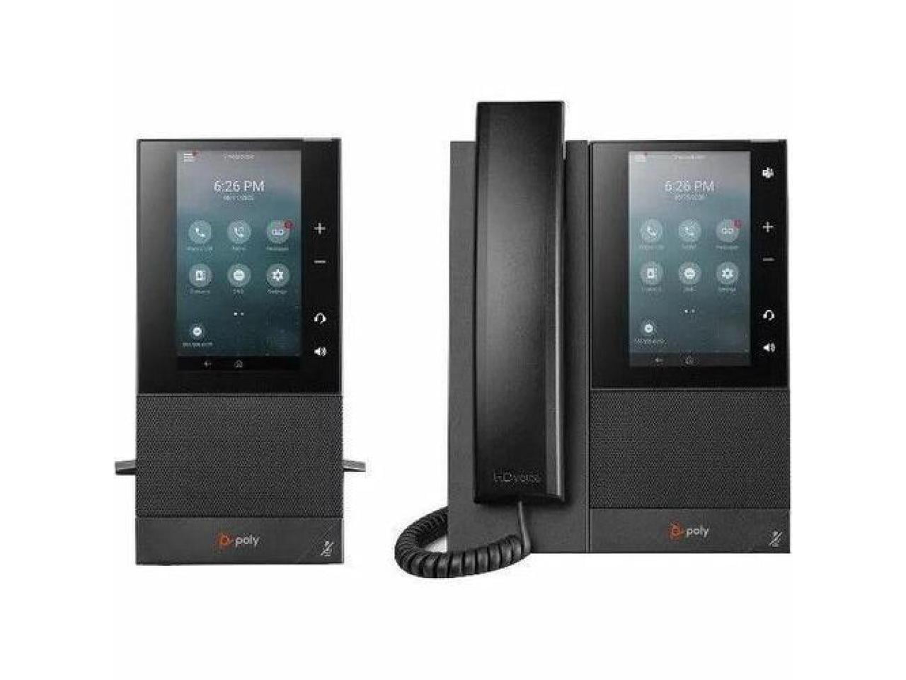 Poly CCX 505 IP Phone Corded Corded/Cordless Wi-Fi Bluetooth Desktop ...