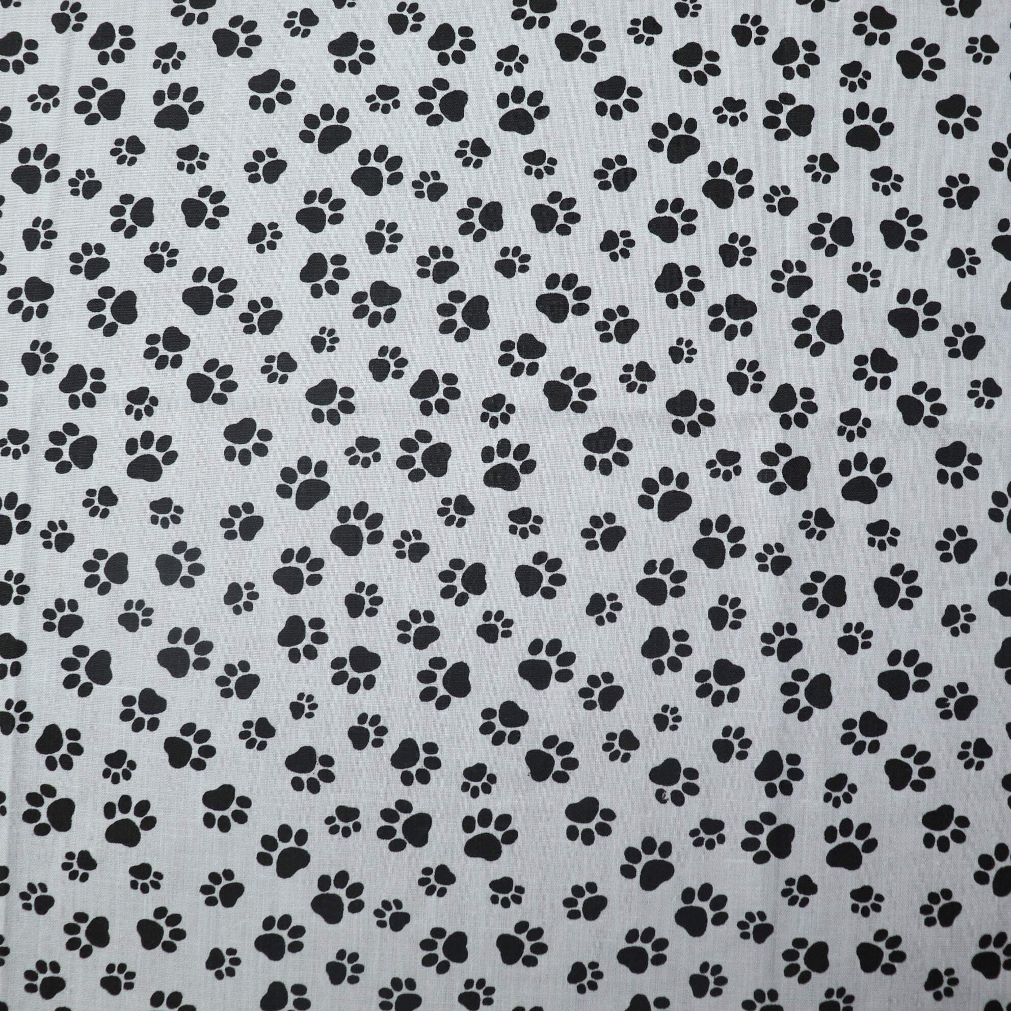 Poly-Cotton Animal Paw Prints Fabric 58" Wide by 360"(10-Yards) for ...