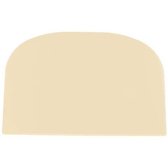 Poly Dough Scraper 6" x 4" w/Kerekes Symbol - Ivory - Walmart.com