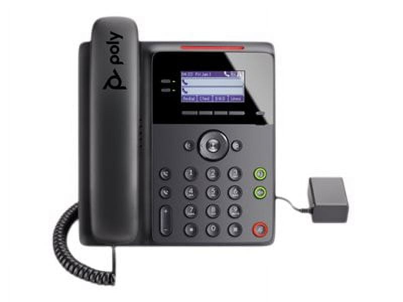 HP Poly Edge B10 IP Phone Corded Wall Mountable Desktop Black VoIP 2x ...