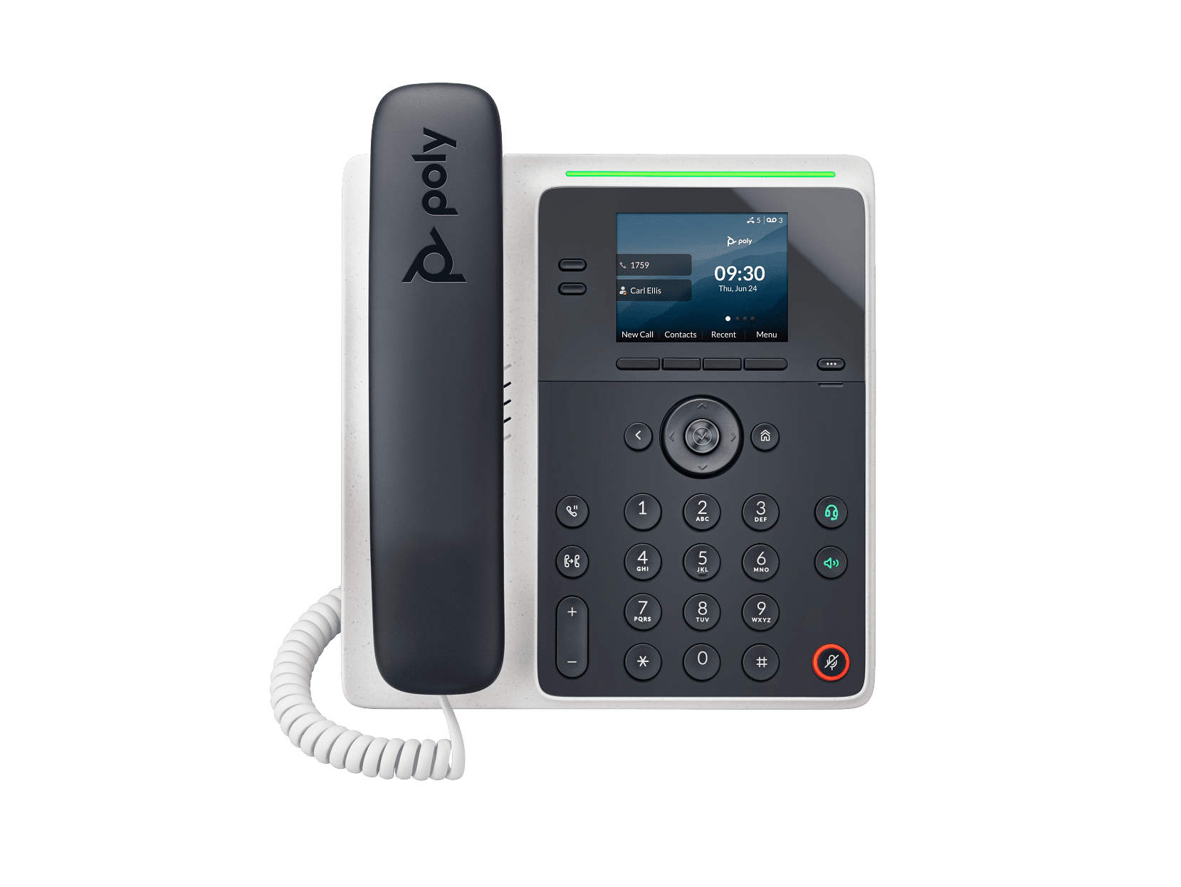 Poly Edge E100 IP Phone and PoE-enabled - Walmart.com