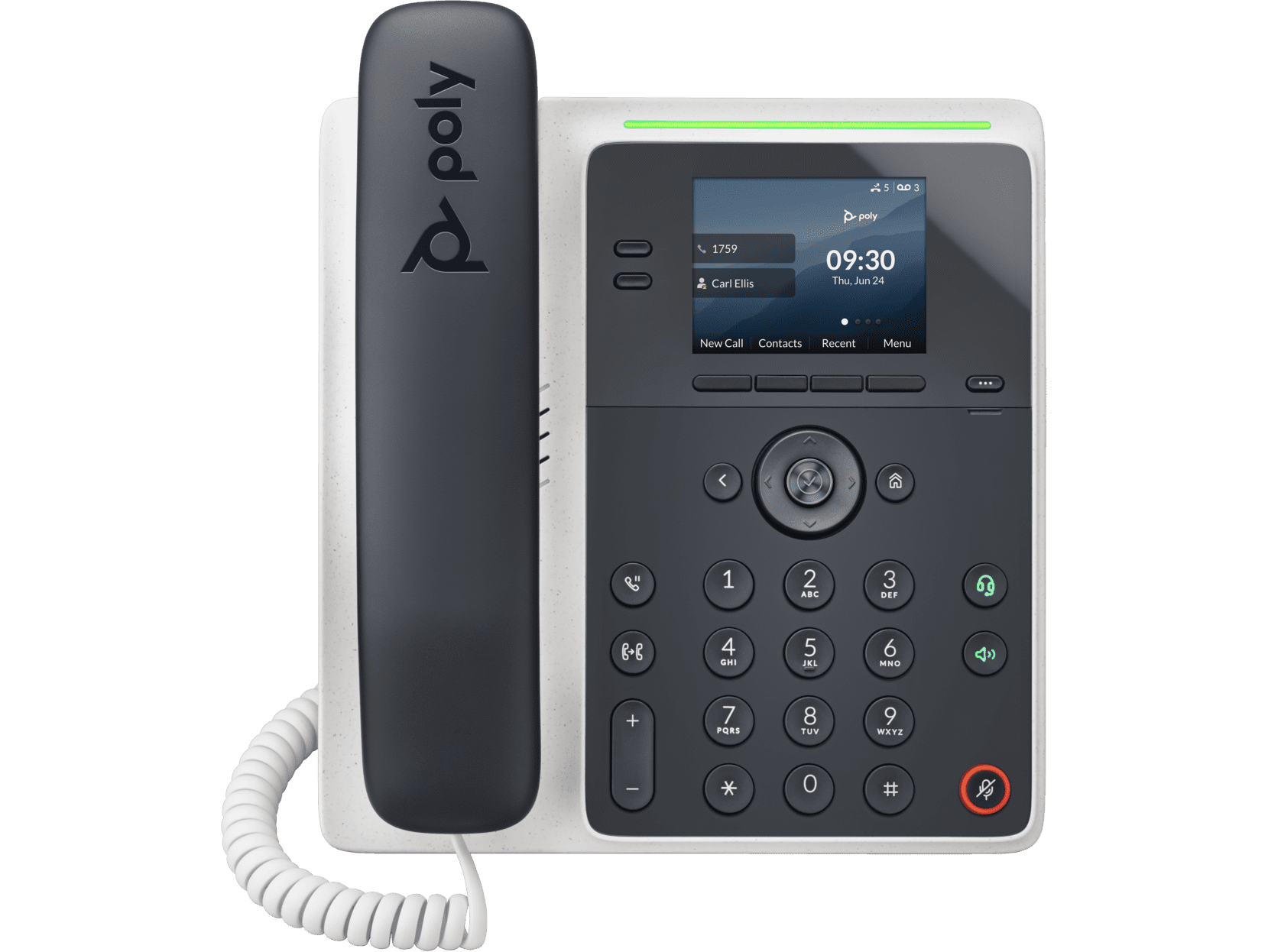 Poly Edge E100 IP Phone and PoE-enabled - Walmart.com