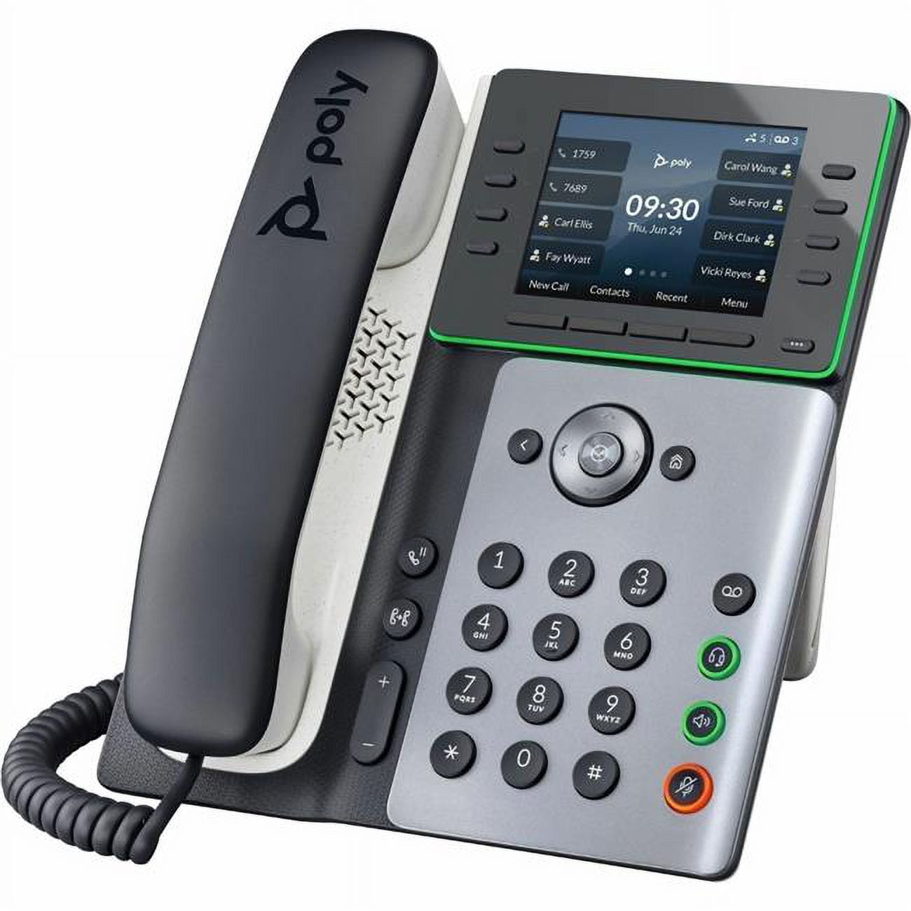 Poly Edge E350 IP Phone - Corded - Corded/Cordless - Wi-Fi, Bluetooth ...