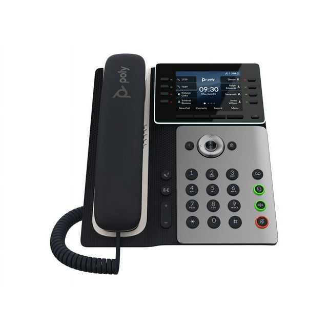 Poly Edge E350 IP Phone - Corded - Corded/Cordless - Wi-Fi, Bluetooth - Desktop, Wall Mountable ...