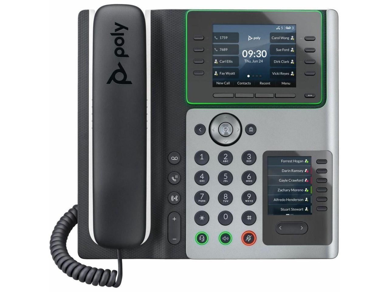 Poly Edge E400 IP Phone Corded Corded Desktop TAA Compliant 89B54AAABA ...