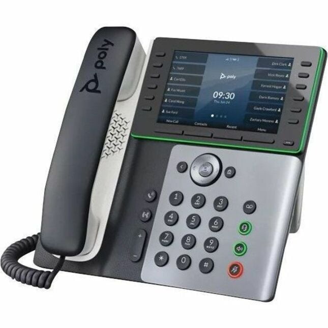 Poly Edge E550 IP Phone - Corded - Corded - NFC, Wi-Fi, Bluetooth ...