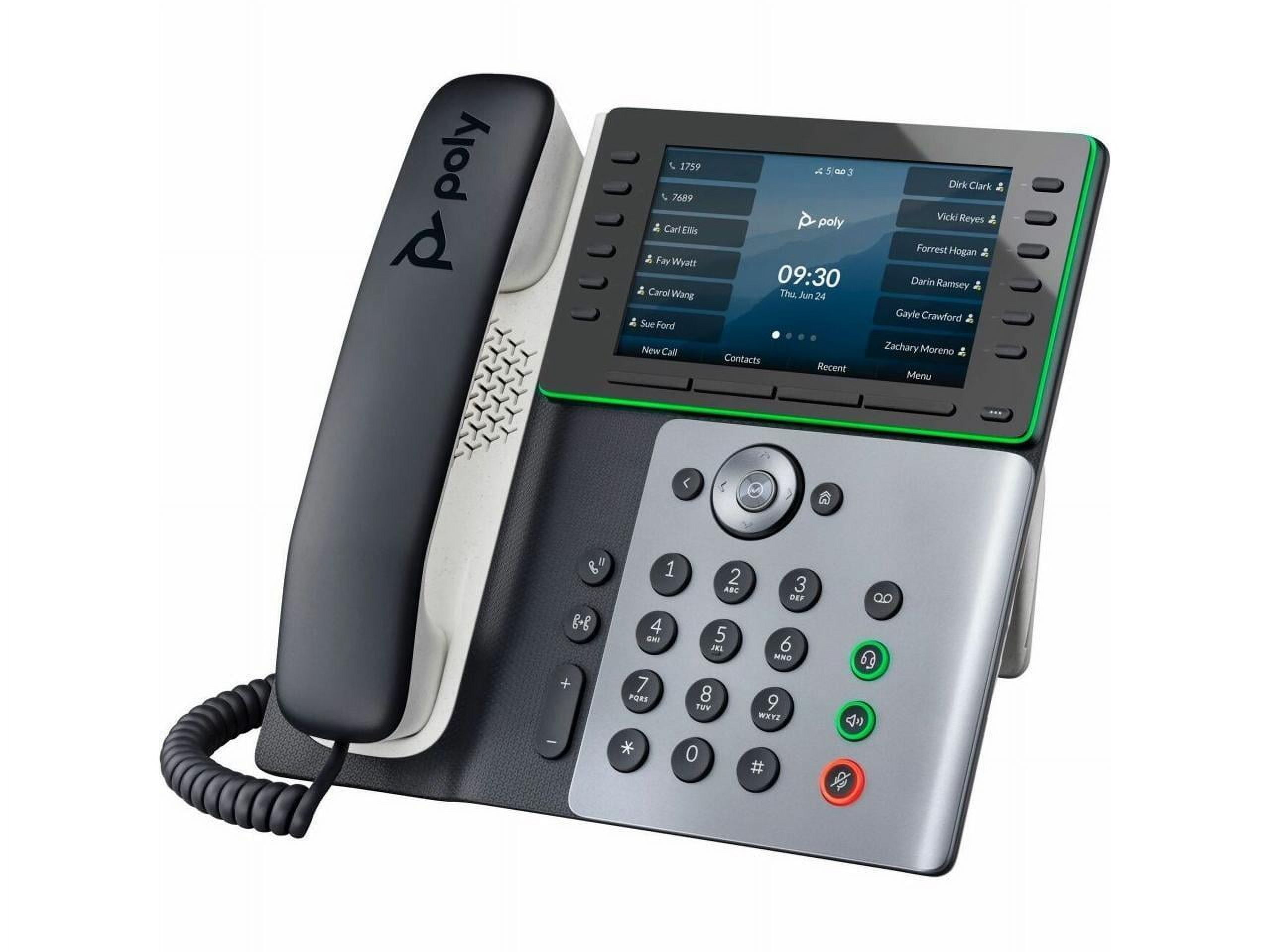 Poly Edge E550 IP Phone Corded Corded NFC Wi-Fi Bluetooth Desktop ...