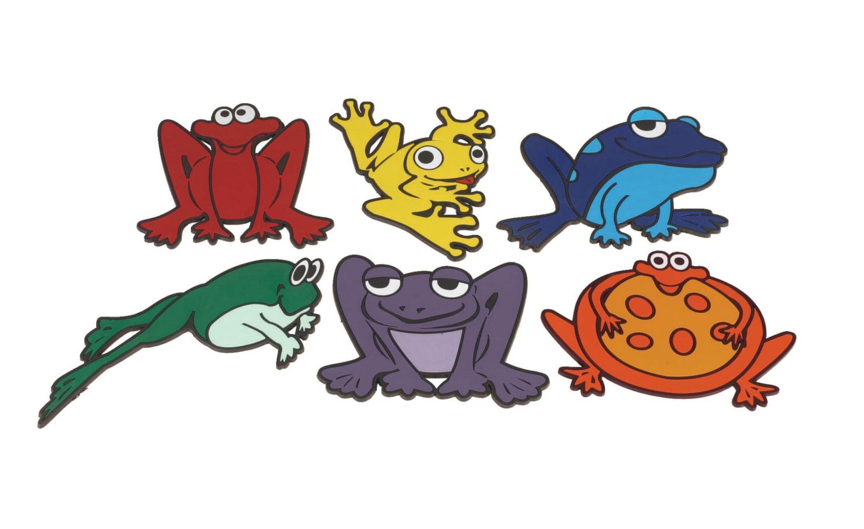 Poly Enterprises 11 x 15 in Poly Frogs, Set of 6 - Walmart.com