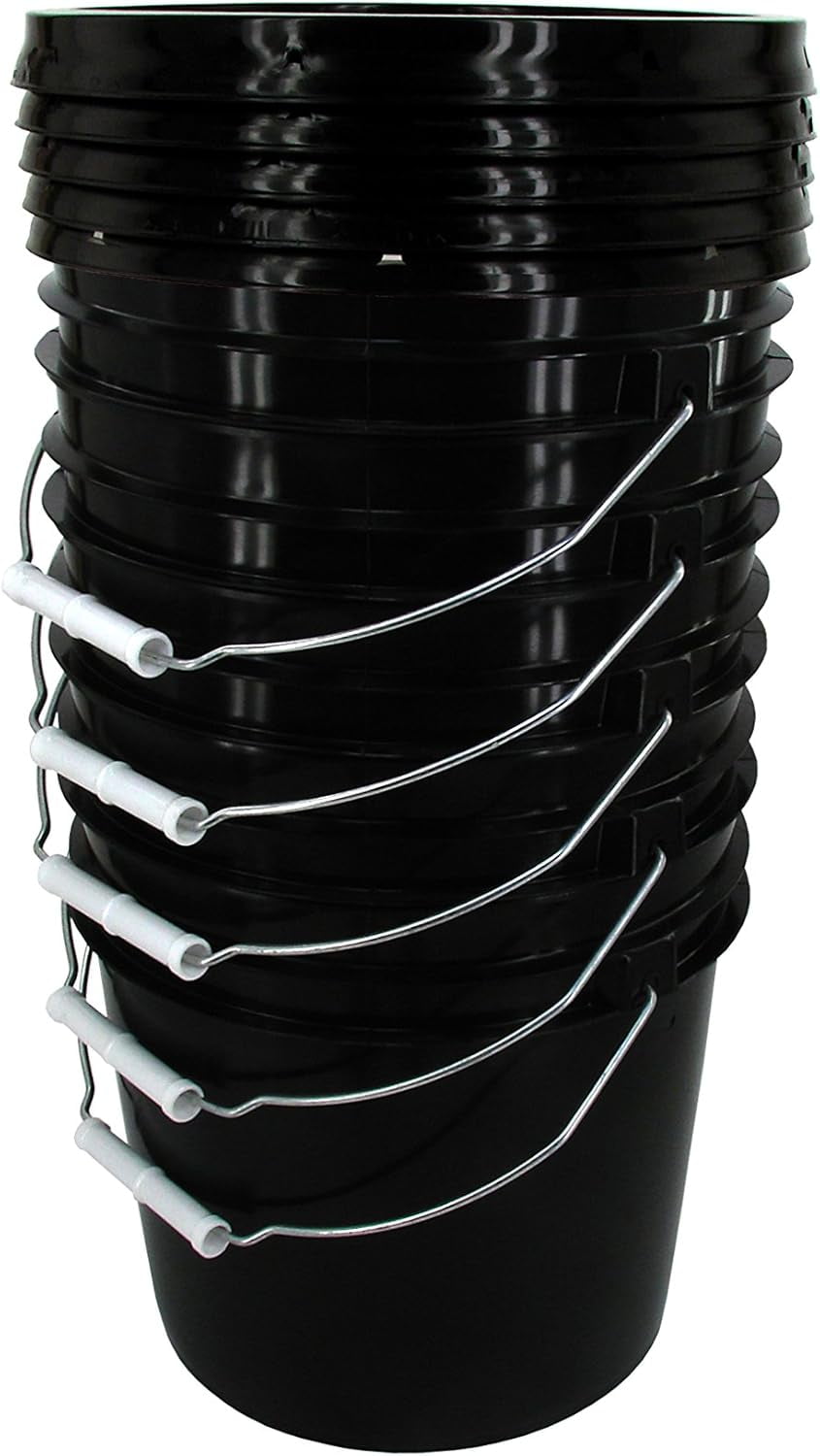 Poly Farm Black 2 Gallon Bucket with Gasketed Lid - Walmart.com