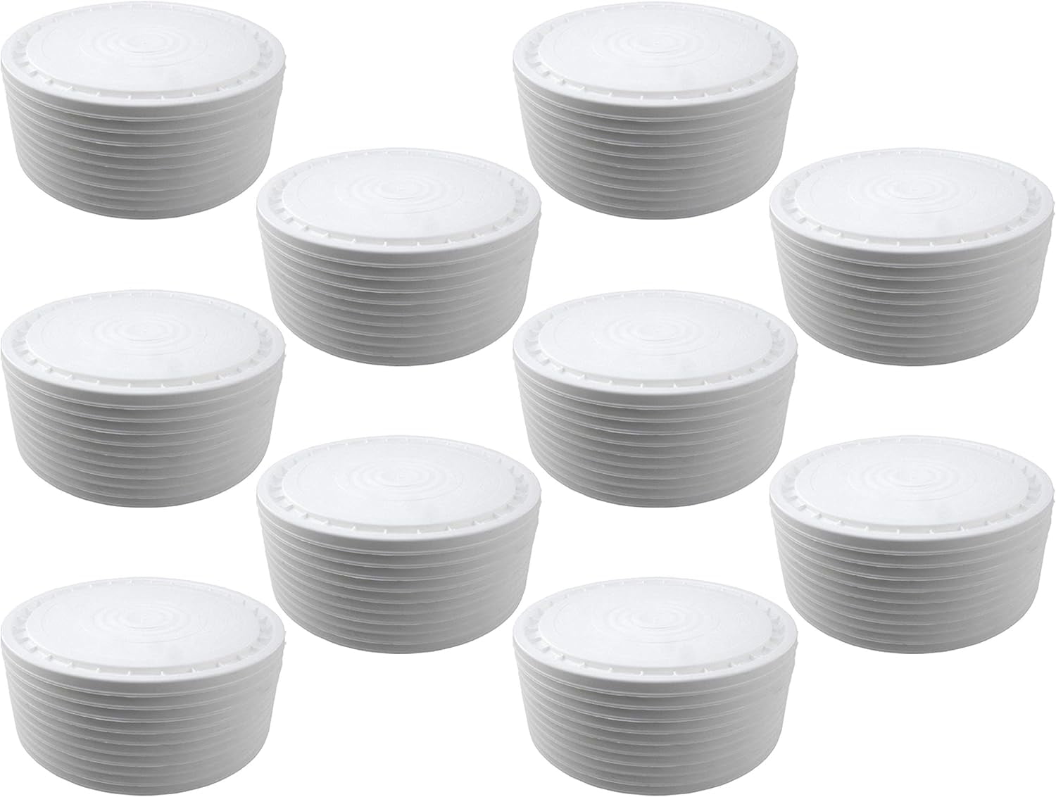 Poly Farm Flexible Easy Access Snap On Lids for 5 Gallon Buckets (Also ...