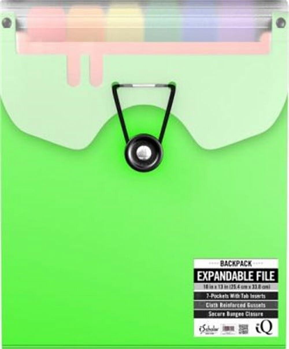 Poly File Exp Vertical 7Pkt, PartNo 30710, by Ischolar New York ...