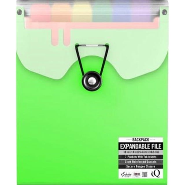 Poly File Exp Vertical 7Pkt, PartNo 30710, by Ischolar New York ...