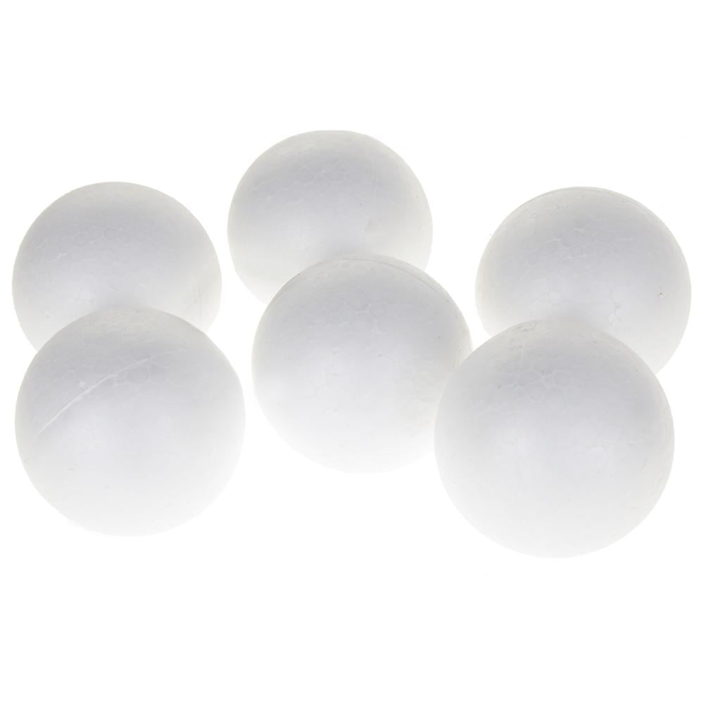 Poly Foam Ball, White, 3-Inch, 6-Count - Walmart.com