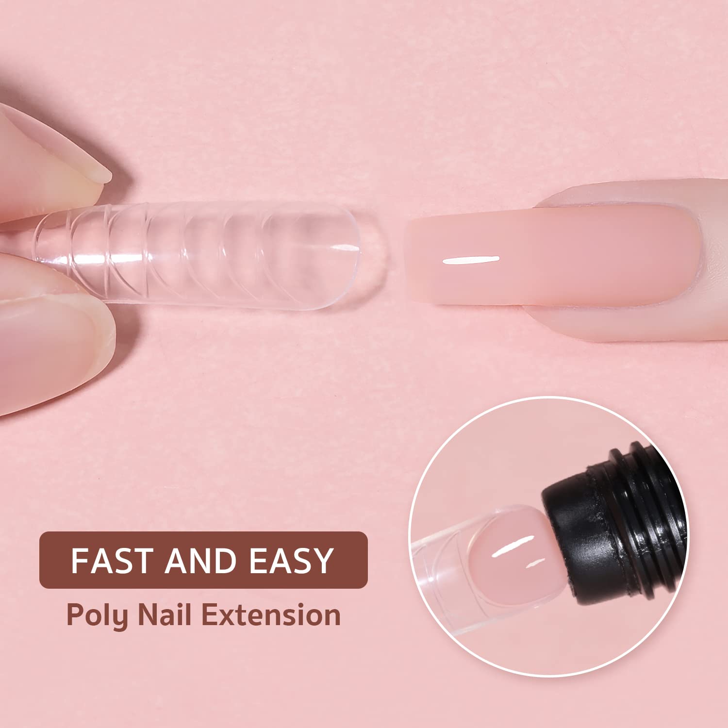 ZHIMEI-Poly Gel, 60g Nail Extension Gel, Light Pink Builder Gel Nail ...