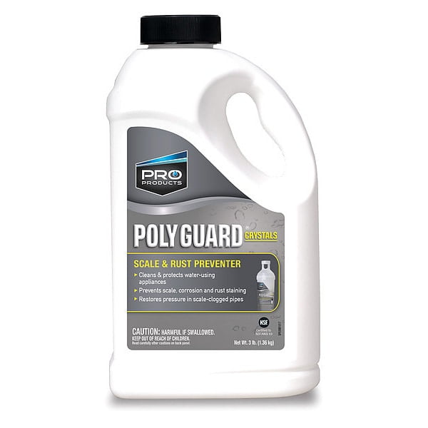 Poly Guard Scale Inhibitor, 3 lb, Crystals, Bottle GP63N - Walmart.com