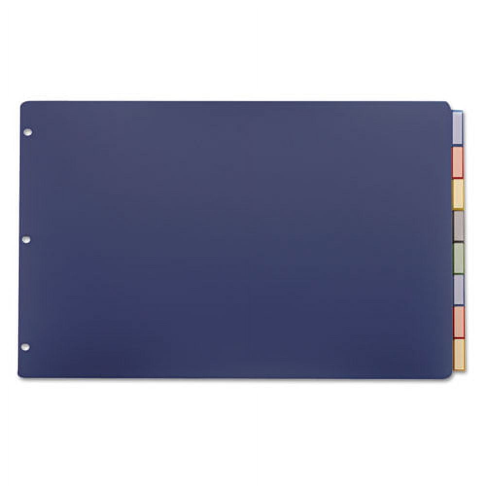 "Poly Insertable Dividers, 8-Tab, 11 X 17, Assorted, 1 Set | Bundle of ...