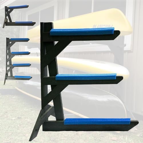 Poly Kayak Rack - Place Poly Kayak Storage Rack, Freestanding Canoe ...