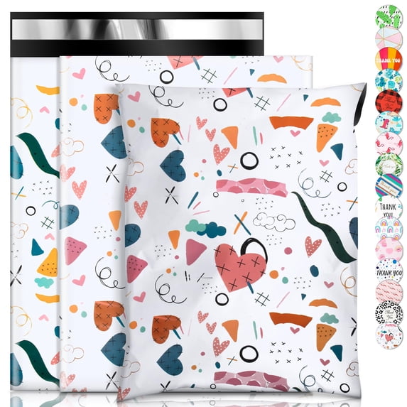 Poly Mailer 100 PCS, 6x9 Shipping Bags for Clothing, Packaging Bags for ...