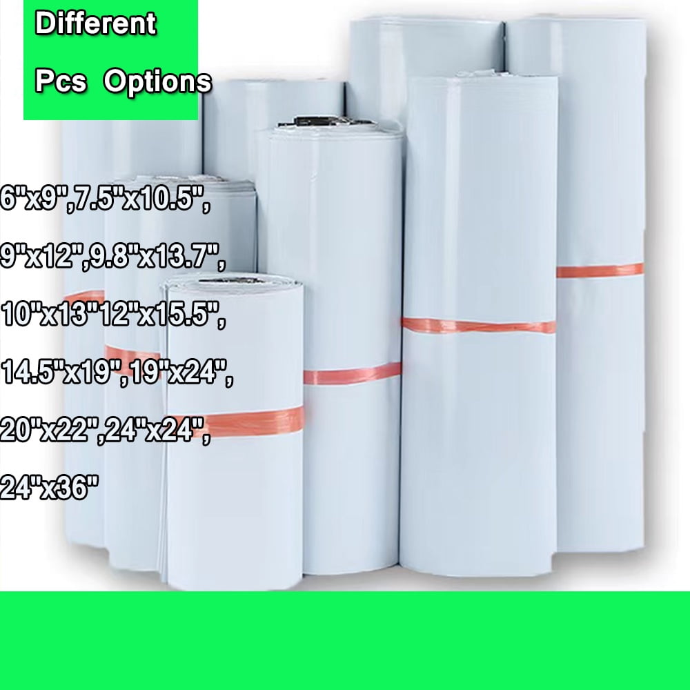 Poly Mailers 4.8 Mil Envelopes Shipping Bags with Self Sealing Strip ...