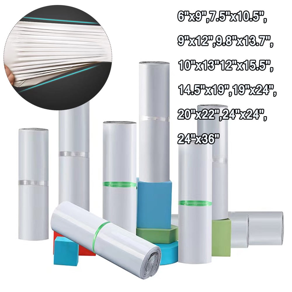 Poly Mailers Mailing Envelopes/Shipping Bags 4.8 Mil Packaging Bags for ...