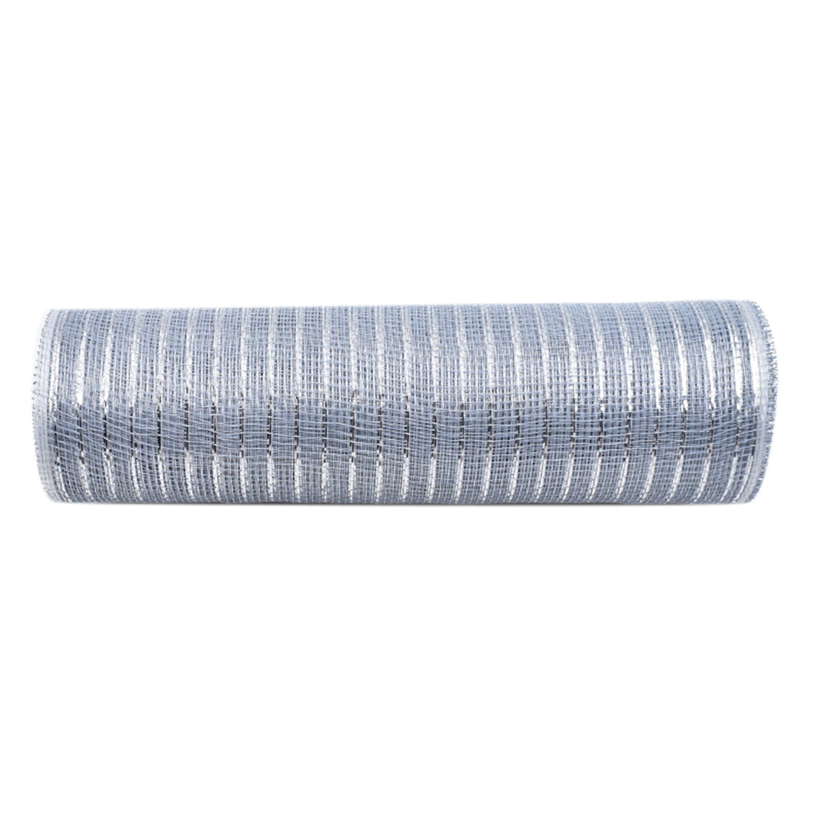 Poly Mesh Ribbon With Metallic Foil Each Roll For Wreaths Bows Wrapping ...