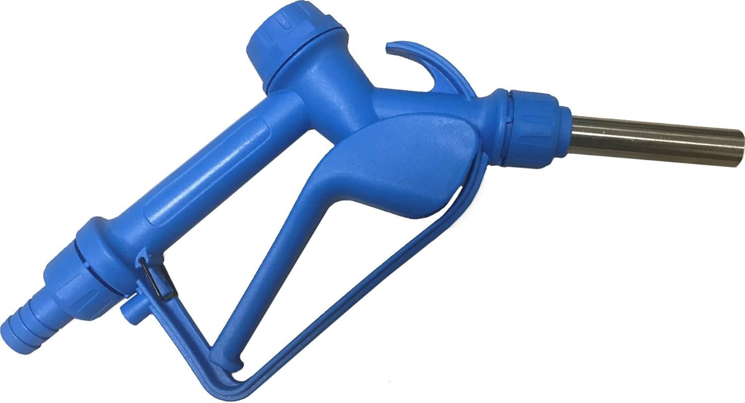 Poly/Plastic Manual Nozzle with Stainless Steel Spout | Built-in ¾ ...