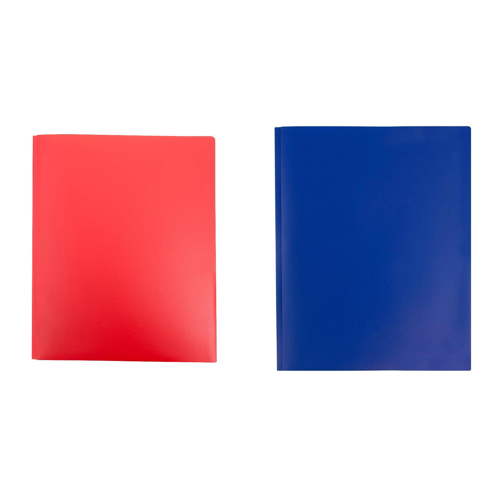 Poly Pocket with Brad Folder, 1 Pack 2 Pocket Folders 3 Prong Folders ...