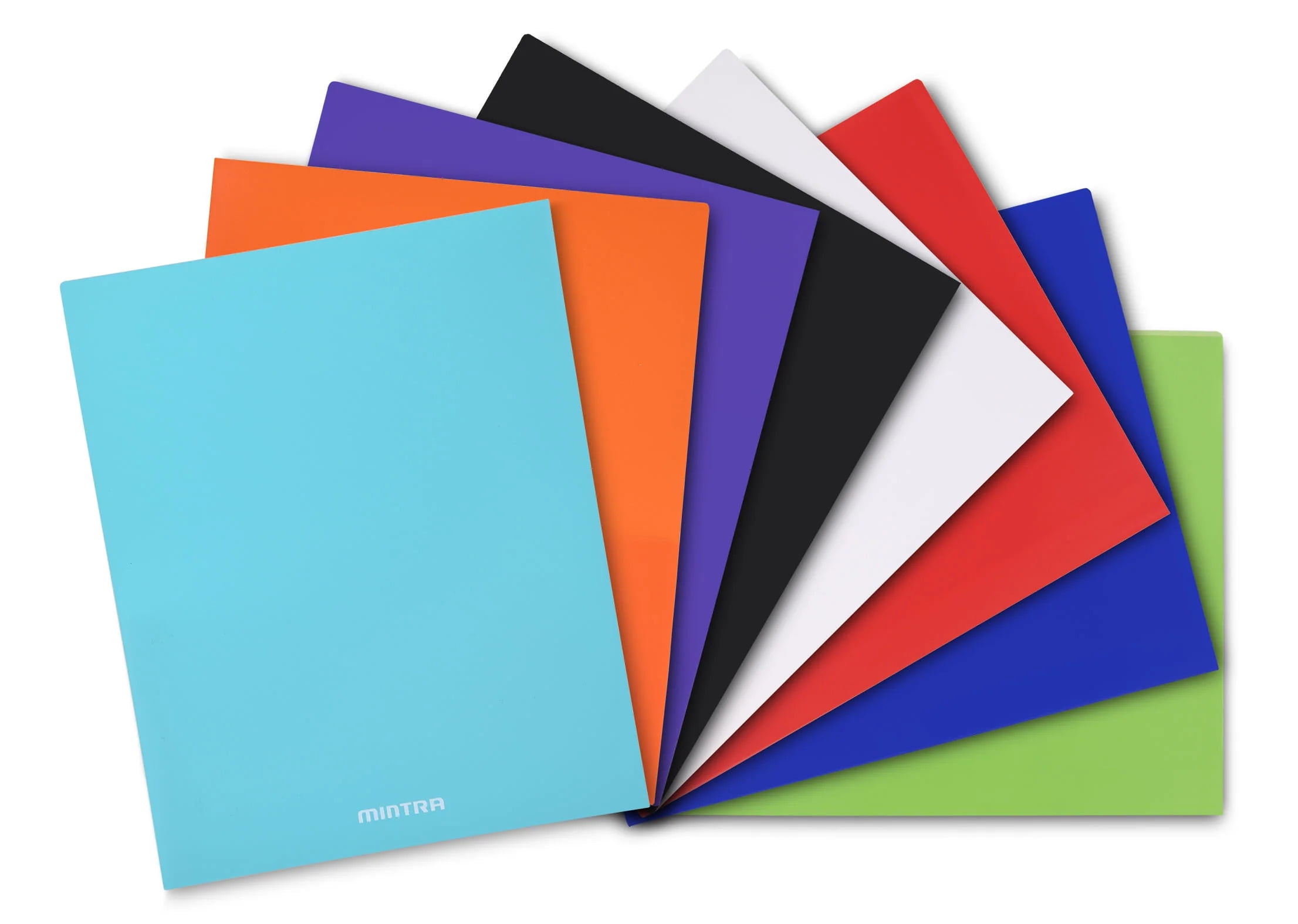 Poly Pocket Folders (8 Pack) - Assorted Colors - Walmart.com