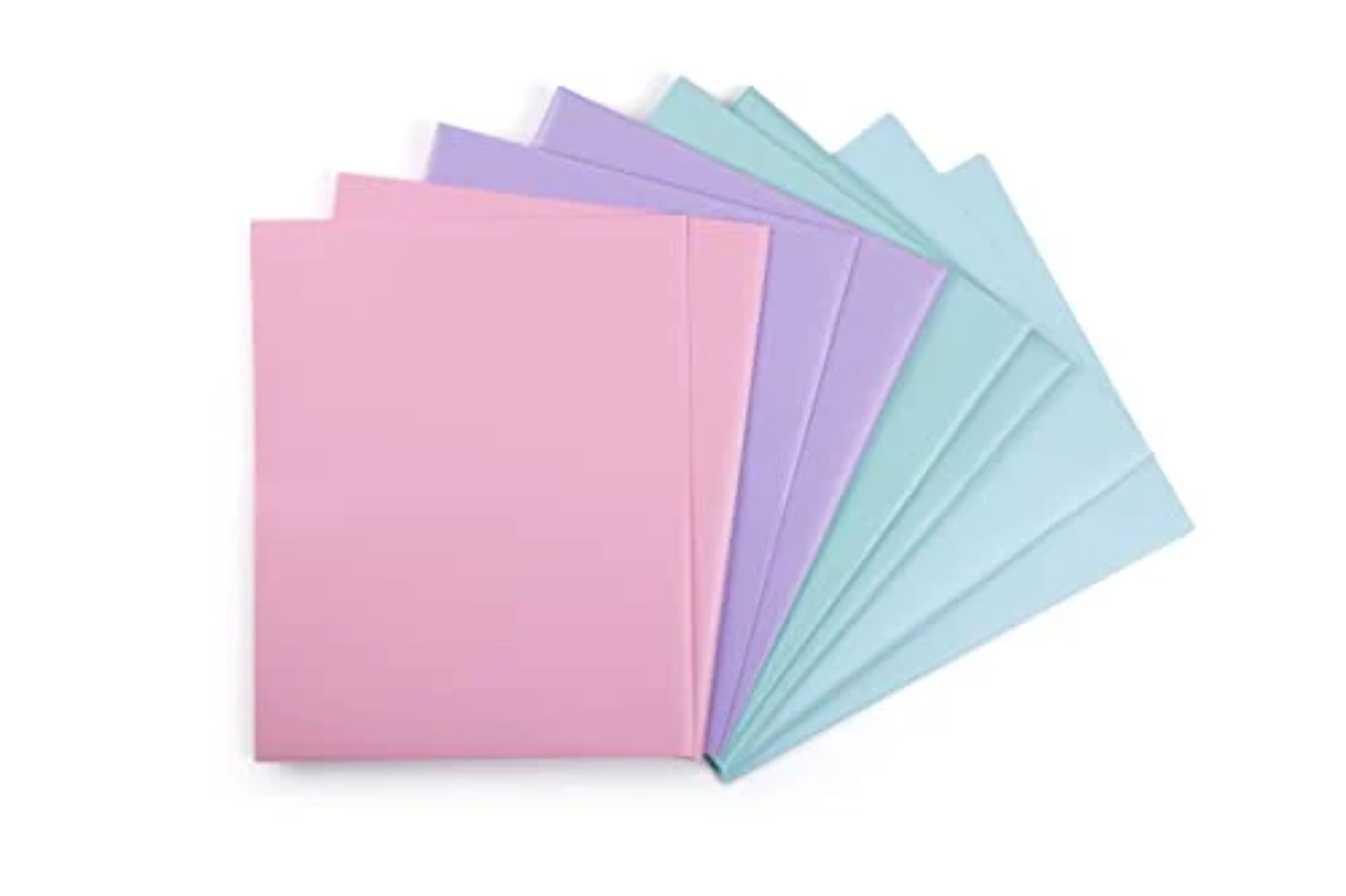 Poly Pocket Folders (8 Pack) - Assorted Colors - Walmart.com