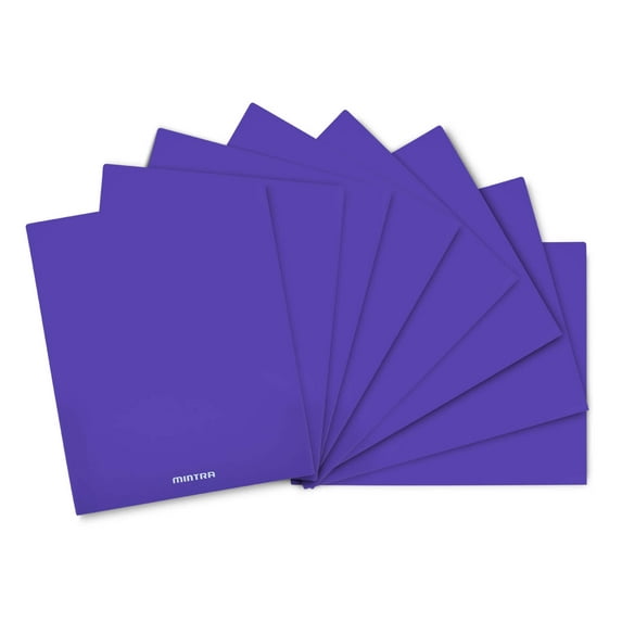 Poly Pocket Folders (8 Pack) - Walmart.com