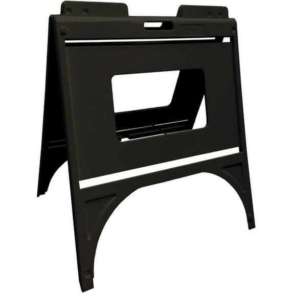 Poly Quick Sign outdoor free standing Sidewalk Sign Stand - BLACK ...