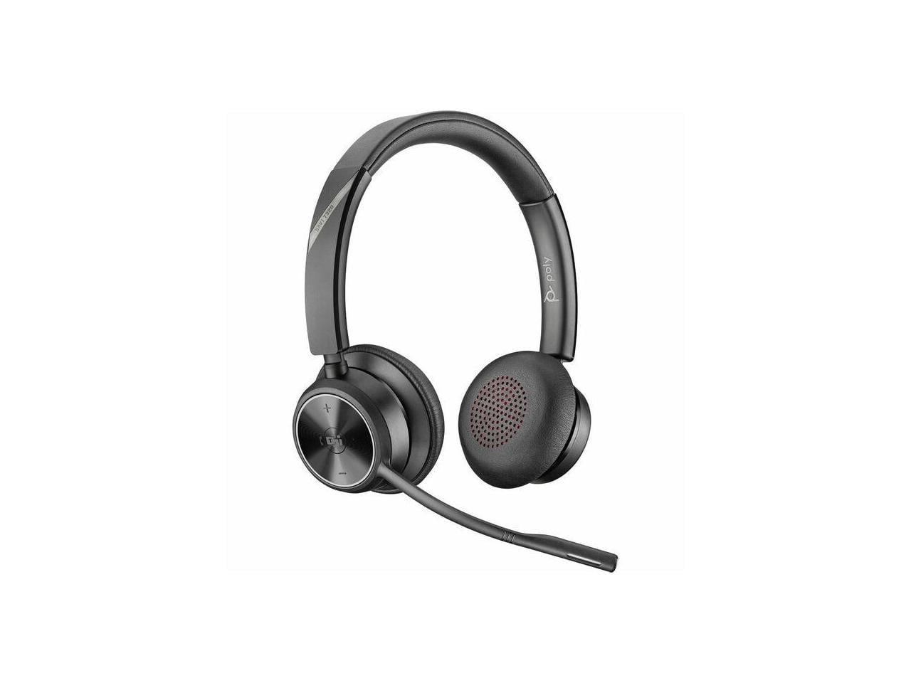 HP POLY HEADSETS Over-Ear Wireless Office Headset with Noise Cancelling ...