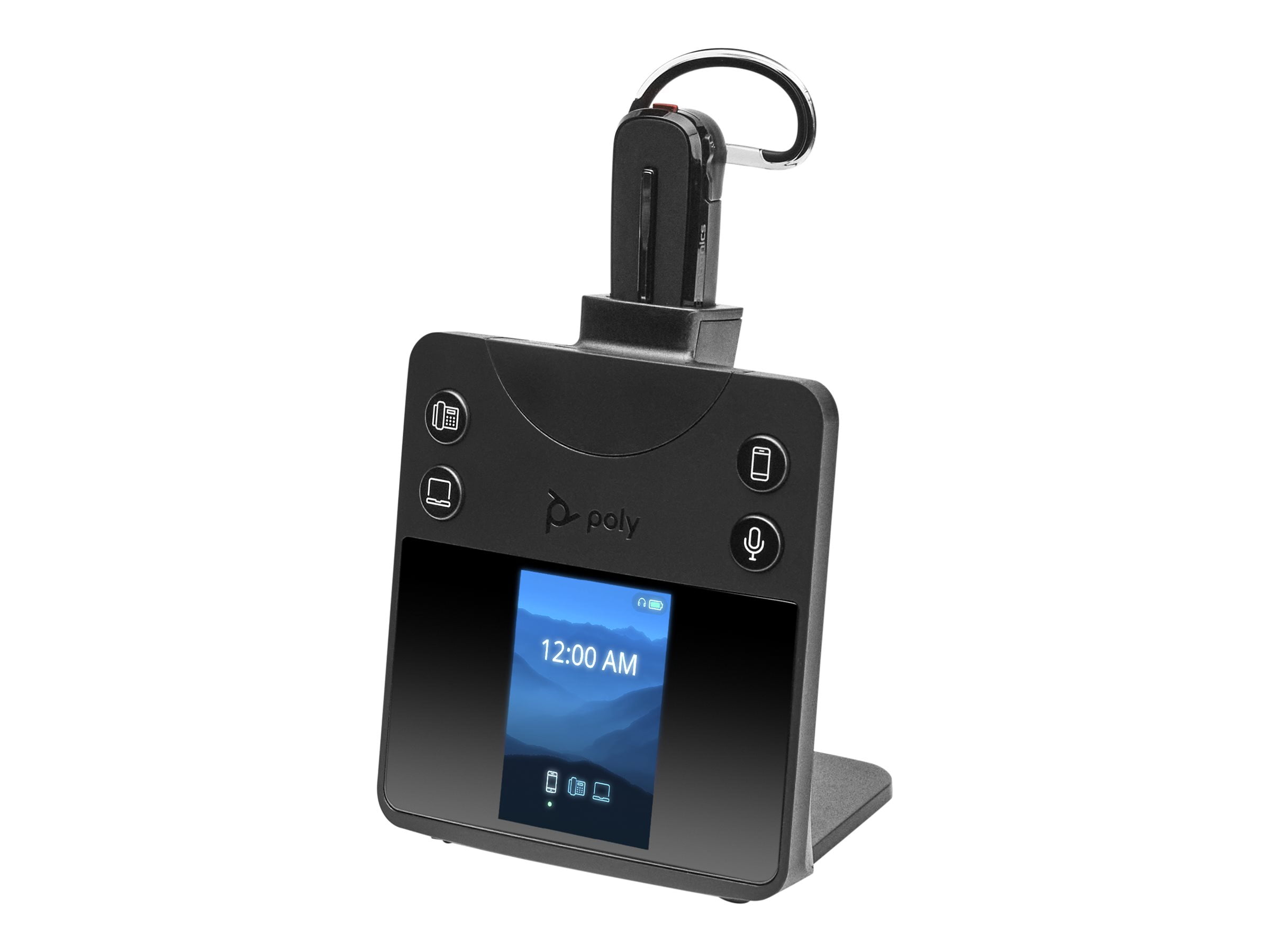 Poly Savi 8445 Office - DECT 6.0 / Bluetooth Wireless Convertible ...