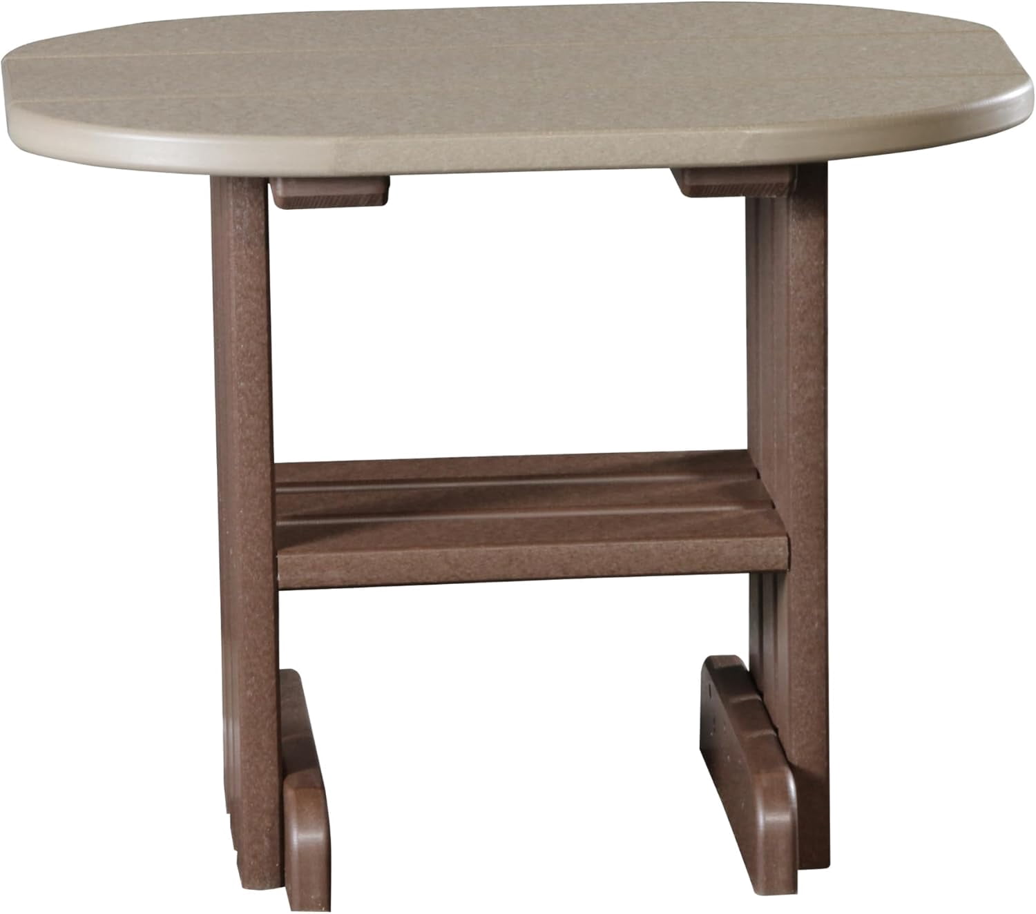 Poly Small Table Stand, Outdoor Side Tables for Patio, Weatherproof ...