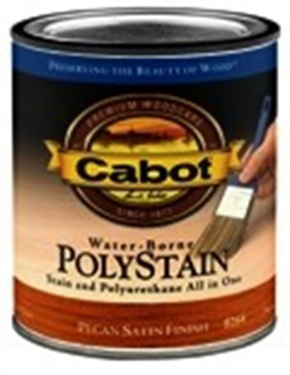 Poly Stain,Wb,Satin Pecan,Qt - Walmart.com