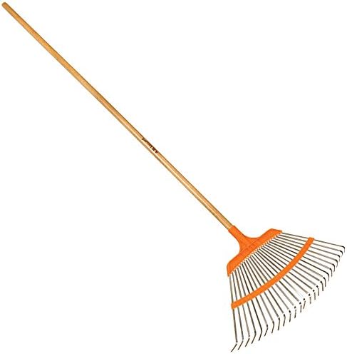 Poly-Steel Lawn Rake - 22.5 Inches/25 Tines - Walmart.com