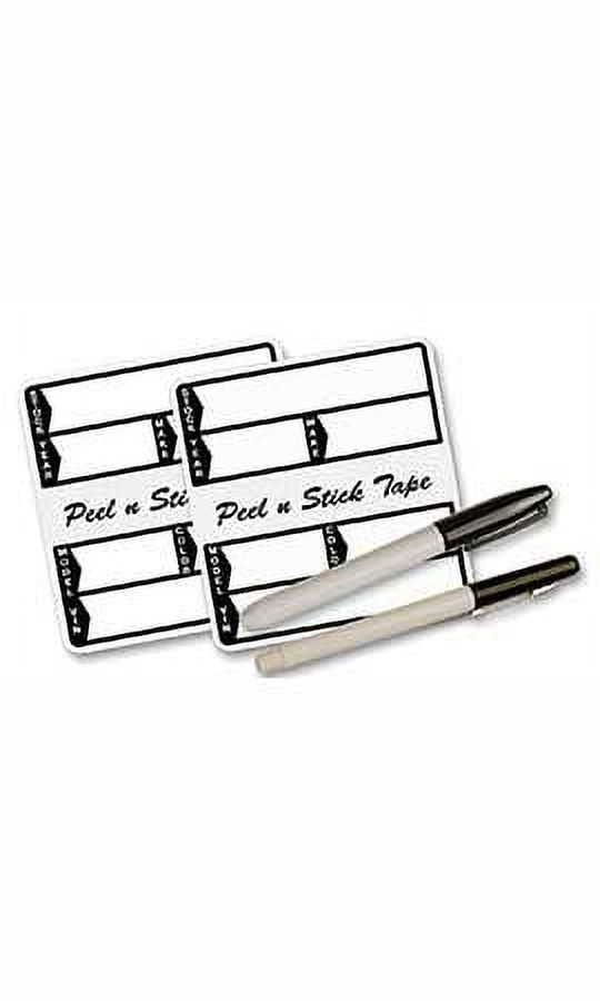 Poly Stock Sticker - White - 2 7/8ʺW x 3ʺH - Pack of 250 - Walmart.com