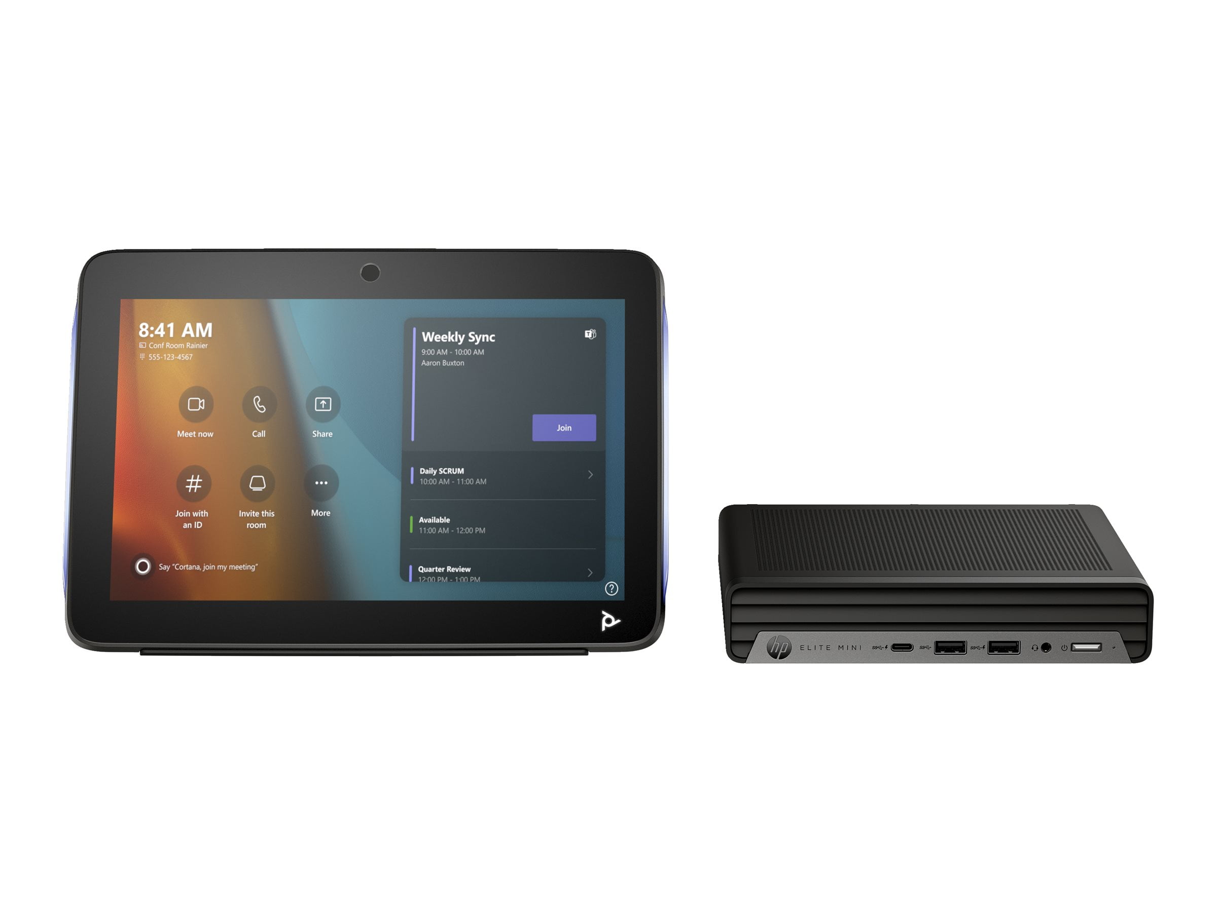Poly Studio - For Microsoft Teams - Base Kit G9 Plus - video ...
