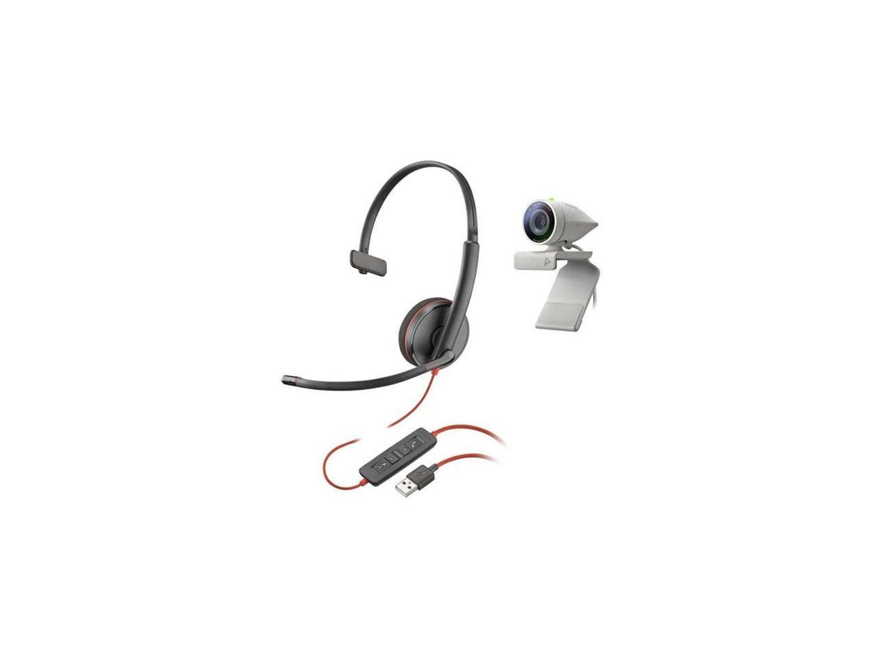 Poly - Studio P5 Webcam with Blackwire 3210 Headset Kit (Plantronics ...