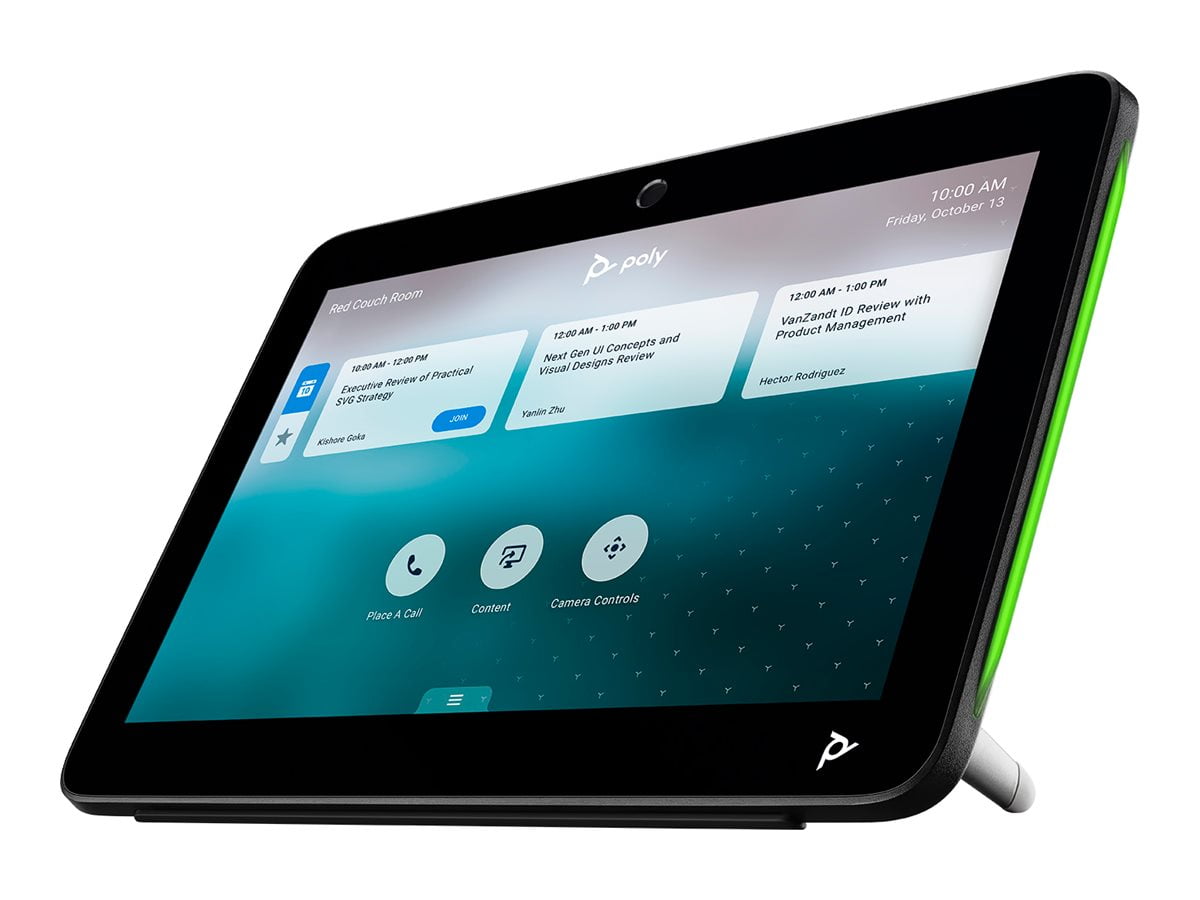 Poly TC10 - Without power cord - touch controller - Certified for Zoom ...
