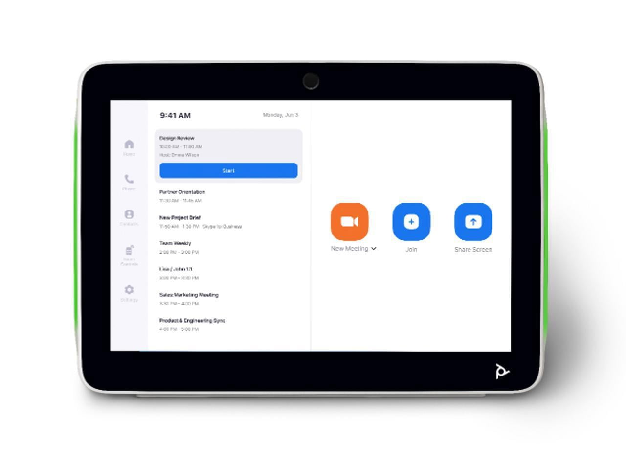 Poly TC8 Touch Controller Zoom/MS Teams 875J0AA - Walmart.com