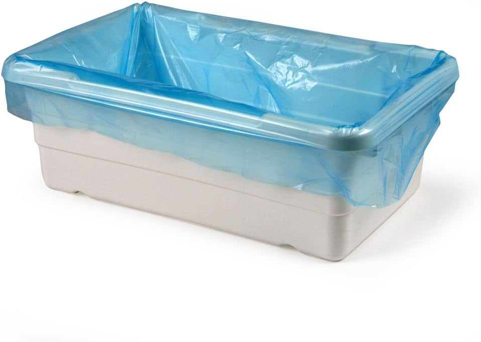 Poly Tote Liners/Meat Lug Liners 500/cs (Blue) - Walmart.com