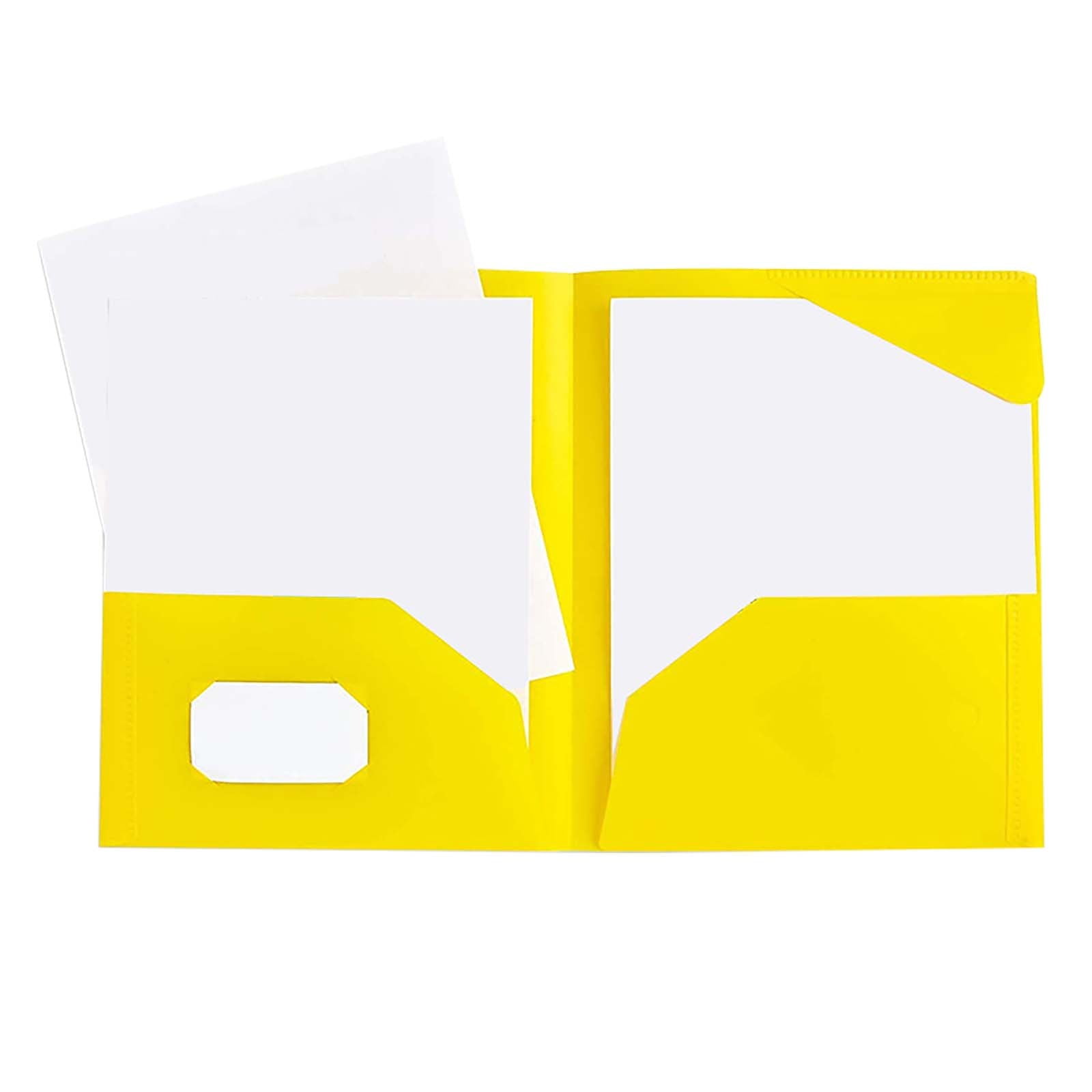 Poly Two Pocket Folder Three Hole Punch Prong Fasteners,Plastic Pocket ...