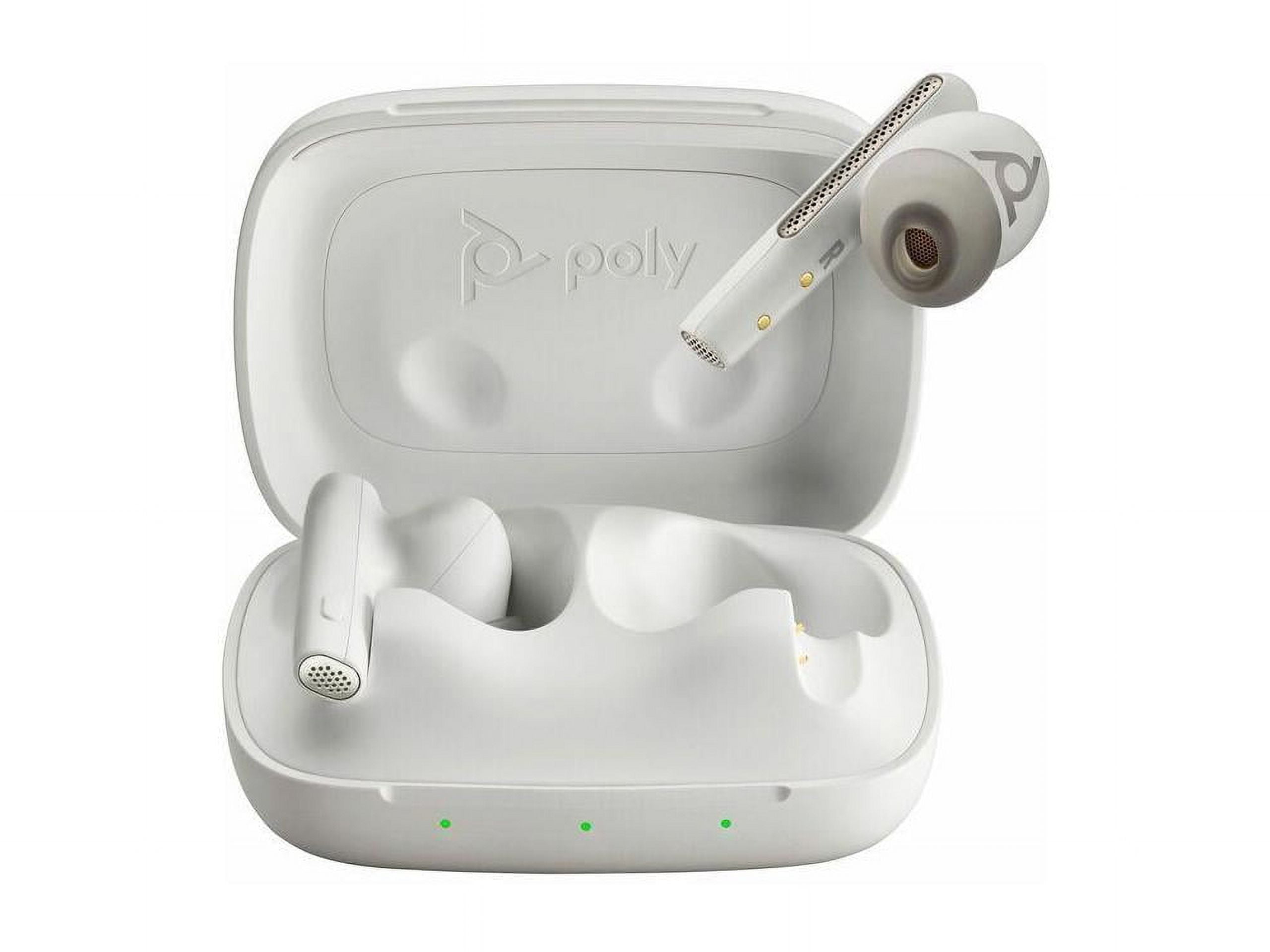 Poly Voyager Free 60 UC White Sand Earbuds +BT700 USB-C Adapter +Basic ...