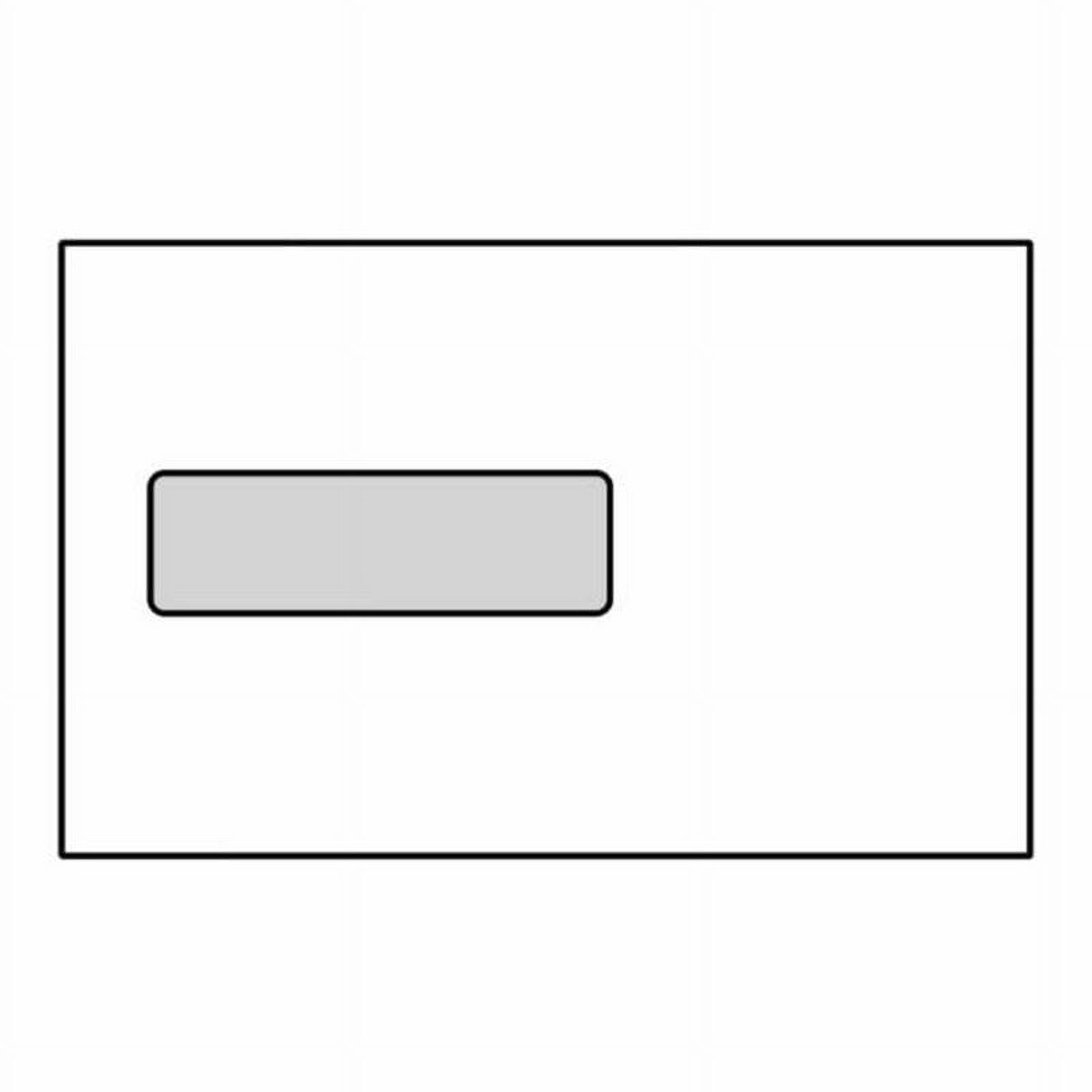 Poly Window Open Side Booklet Envelopes, 6" x 9", 24#, White, Side ...