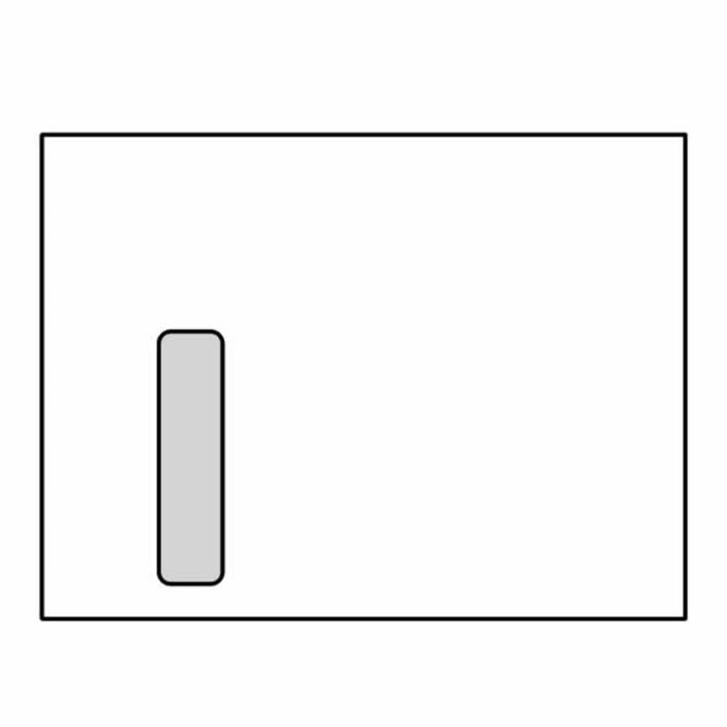 Poly Window Open Side Booklet Envelopes, 9" x 12", 28#, White, Side ...