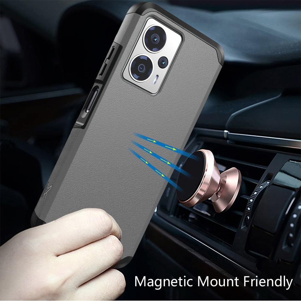 [PolyBag] For Cricket Outlast 5G 2024 Tough Strong Hybrid (Magnet Mount ...